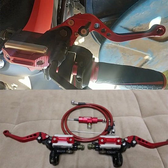 Motorbike Hand Brake Lever 7/8 "Universele motorfiets hydraulische ...