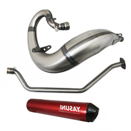Uitlaat Yasuni Rood Beta RR / Yamaha DT 50 R Bovenlangs MAX serie ...