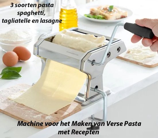 Machine voor het Maken van Verse Pasta met Recepten | bol