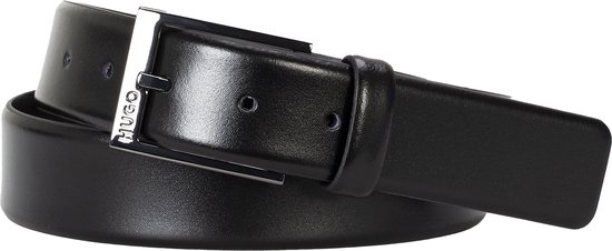 HUGO leren heren riem - zwart | bol
