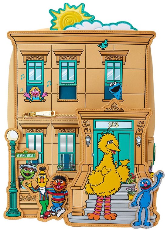 Loungefly Sesame Street Rugzak Bruin | bol