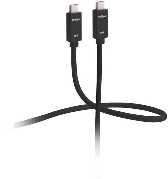 USB-C® Verbindungskabel, Typ-C Stecker auf Typ-C Stecker, TB4 ...