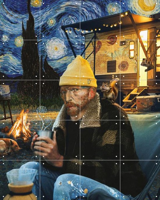 IXXI Starry Night Coffee Break, Paste in Place & Van Gogh 21st Century ...