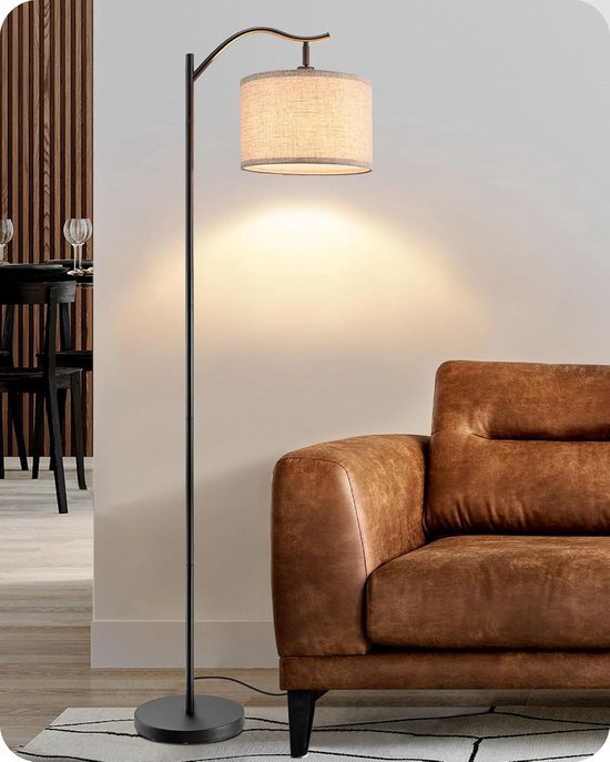 Woonkamer Staande Lamp, E27 Booglamp, 6 W Leeslamp met Verstelbare ...