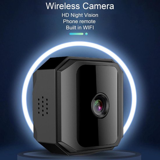 1080p HD Mini Camera - Beveiligingscamera met WIFI - Afstandsbediening ...