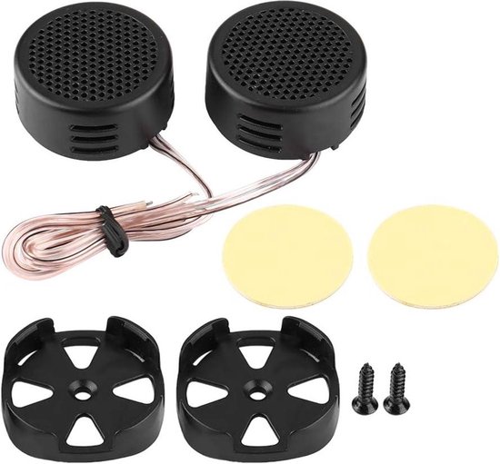 500W Mini Car Speaker Audio Tweeter Dome Tweeters 35mm 98dB Luidspreker ...