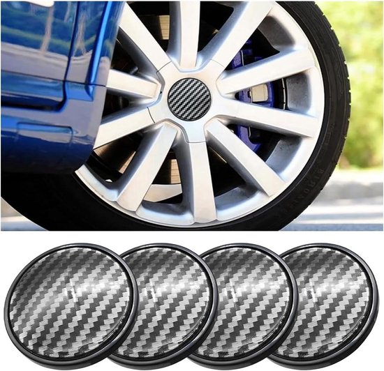 Universele Wielnaafdoppen - 60mm Diameter - ABS-Aluminium - Autoaccessoires - 4 stuks . | bol