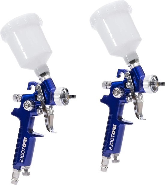 Mini HVLP Paint Gun Spray Gun 0.8 mm Nozzle - H2000 Professional Paint ...