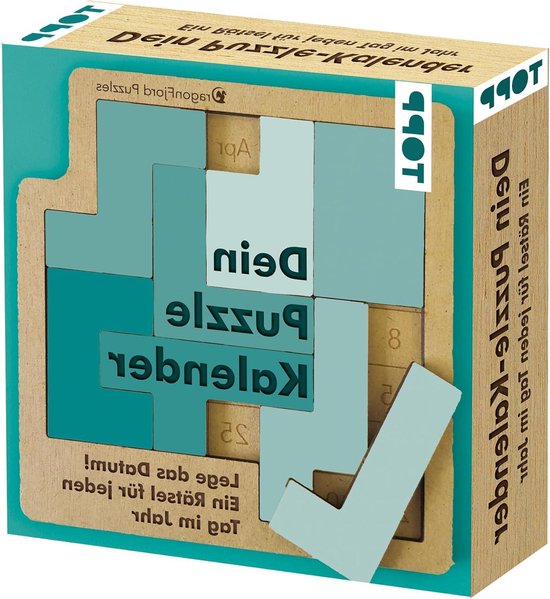 Dein Puzzle-Kalender - creatief puzzelen - 1 stuk - meerkleurig | bol