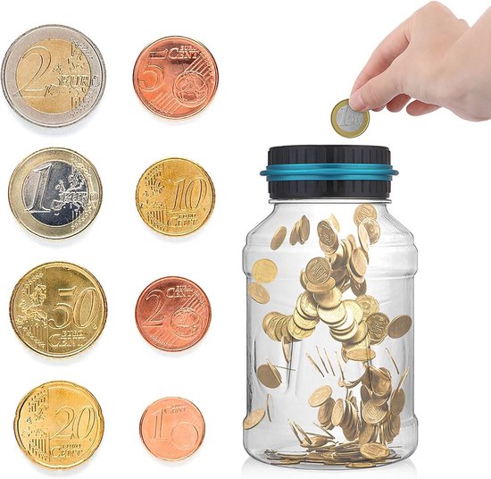 Digitale spaarpotten voor kinderen en volwassenen - Automatische ...