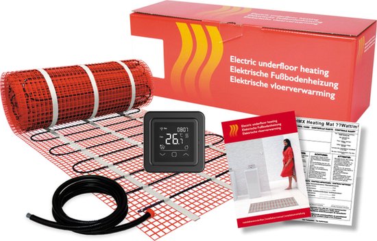 Rosani by MAGNUM Mat elektrische vloerverwarming Set - 450 Watt - 3 m2 ...