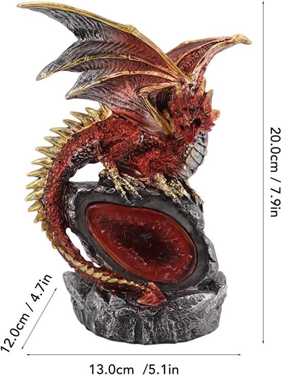 Fighting Dragon Standbeeld DND Dungeons Miniaturen Hars Desktop Dragon ...