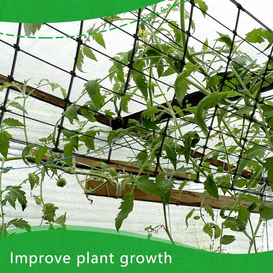 Inovra ® Elastisch Plantennet met Haken voor Groeiende Planten en ...