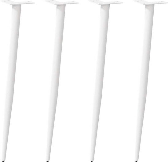 vidaXL - Console - tafelpoten - conische - vorm - 4 - st - 72-73 - cm ...