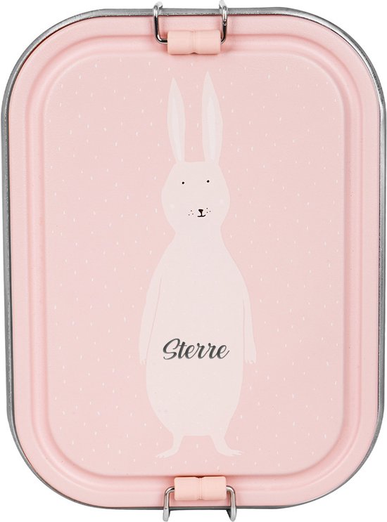 Studio Balune Gepersonaliseerde Trixie Lunchbox - Mrs. Rabbit | bol