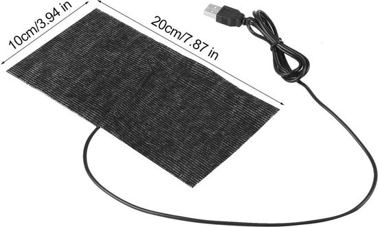 Tapis chauffant USB - Chauffe-tapis de souris 5V - 20 × 10 cm ...