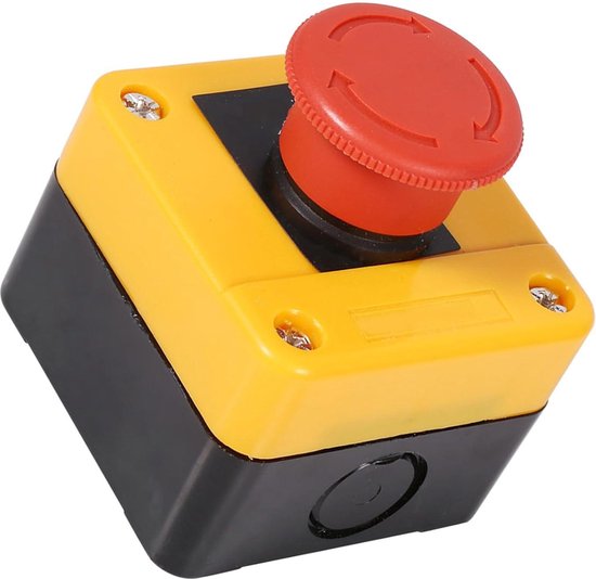 Contetn in 1 St 660 V 10A Plastic Shell Rood Bord Noodstop Paddestoel ...