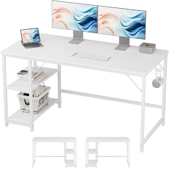 Bureau - Computer Tafel - Laptop Tafel Met - Stabiele Office Tafel Met ...