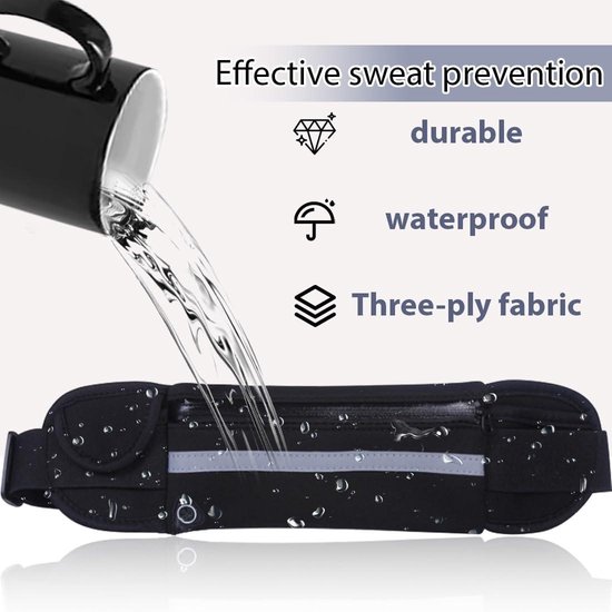 Heuptas RFID-portemonnee waterdicht verstelbaar onder kleding voor ...