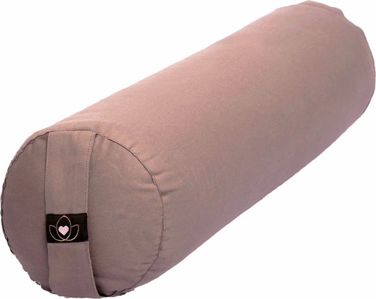 Yoga bolster eco taupe rond - Lotus | bol