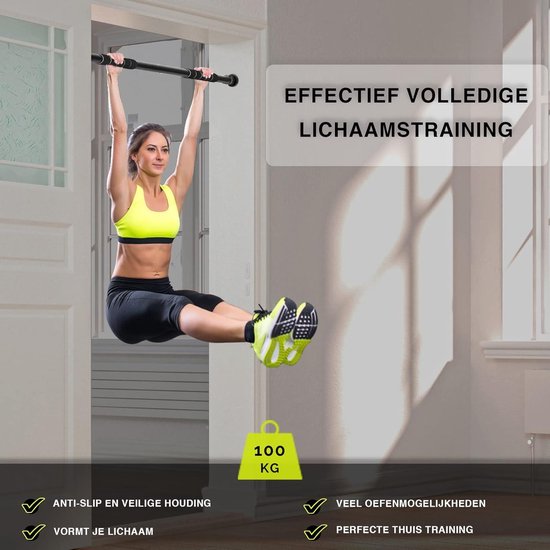 Pull up station verstelbaar van 665 cm tot 93 cm zonder schroeven ...