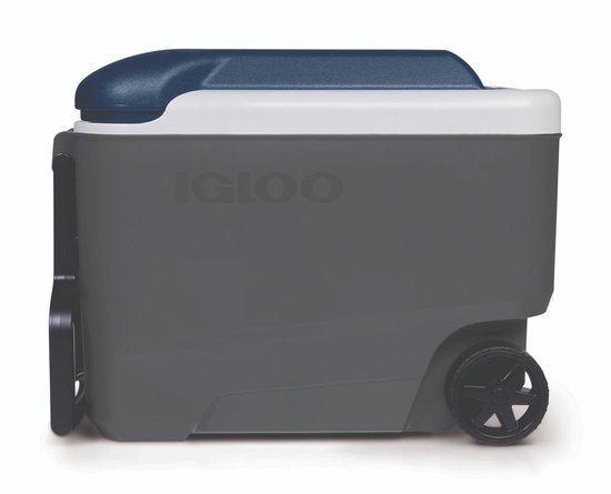 Igloo Maxcold 40 Roller - Middelgrote koelbox op wielen - 38 Liter – Grijs | bol