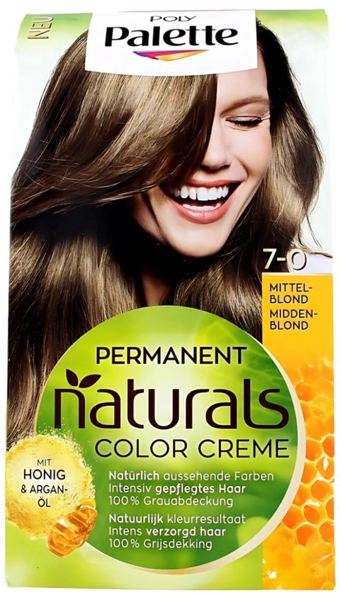Poly Palette Haarverf Middenblond - 100% grijsdekking - Met cacaoboter ...