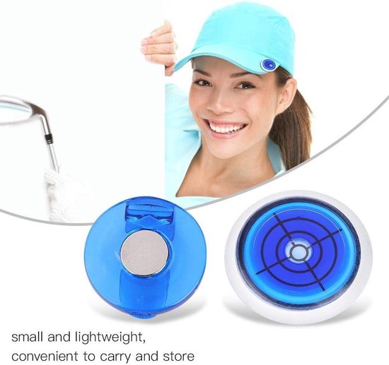 Golf Marker Target Pattern Hat Clip Level Golf Ball Marker Accessories ...