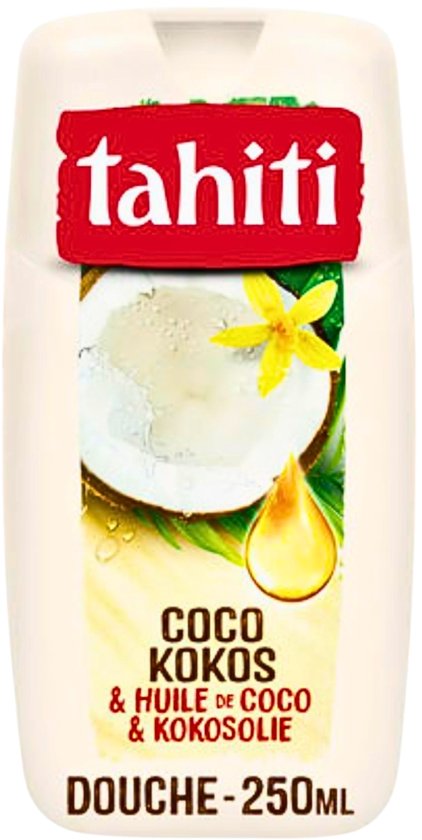 Tahiti - Gel douche - Noix de Kokos et Huile de coco - Hydratant - 250 ...