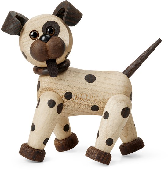 Spring Copenhagen Wooden Figure Animal Standing Puppy "Joy" 73g H10.7W4 ...