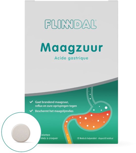 Flinndal Maagzuur - Gaat brandend maagzuur, reflux en zure oprispingen ...