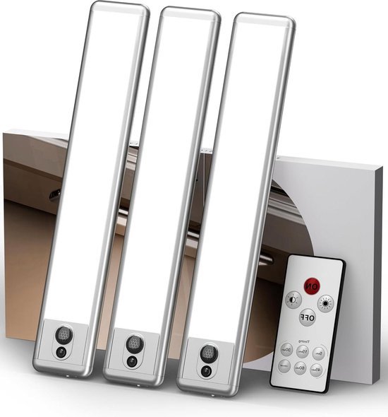 LED Onder-Kast Verlichting met Afstandsbediening - Draadloze Oplaadbare ...