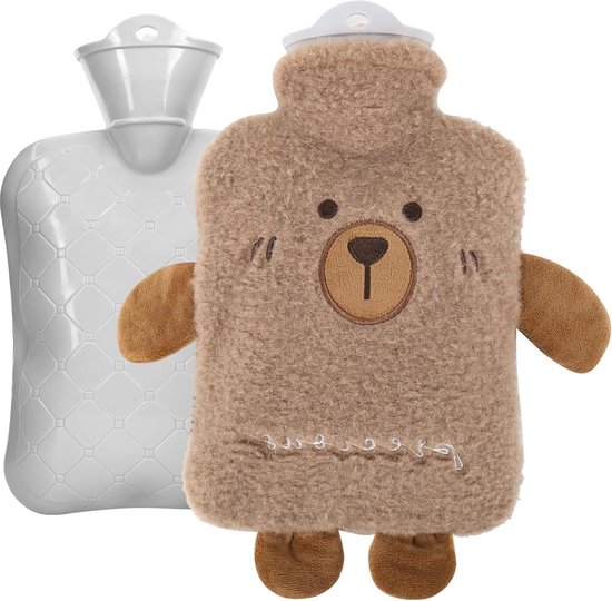 Premium Warmwaterkruik - Zachte Overtrek - Afneembaar - Grote ...