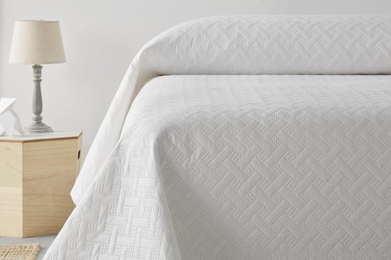 sprei voor 90 cm bed, lente, zomer, 180 x 260 cm, wit | bol