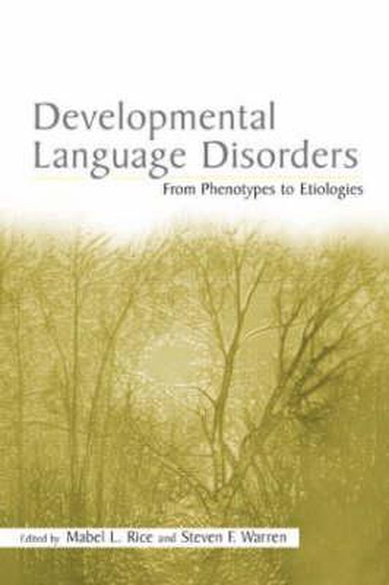 Developmental Language Disorders | 9780805846621 | Boeken | bol.com