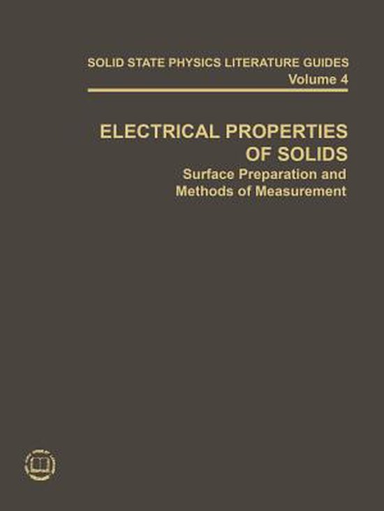 Electrical Properties of Solids | 9781468462098 | T. F. Connolly ...