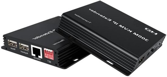 KVM Extender - HDMI Extender Netwerk Extender - Afstand Bediening - 300 ...
