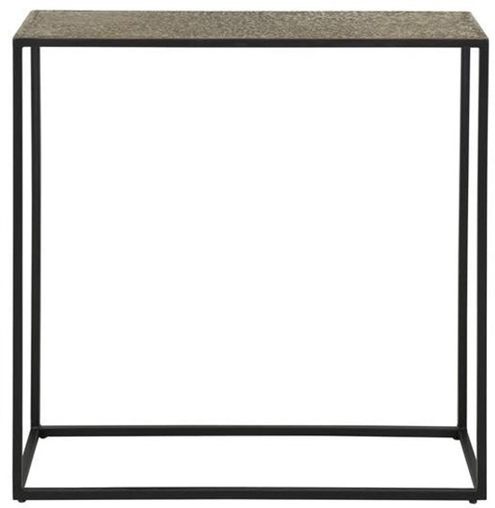 Sidetable Industrieel Ondiep Metallic - 75 cm x 25 cm x 75 cm - Side ...