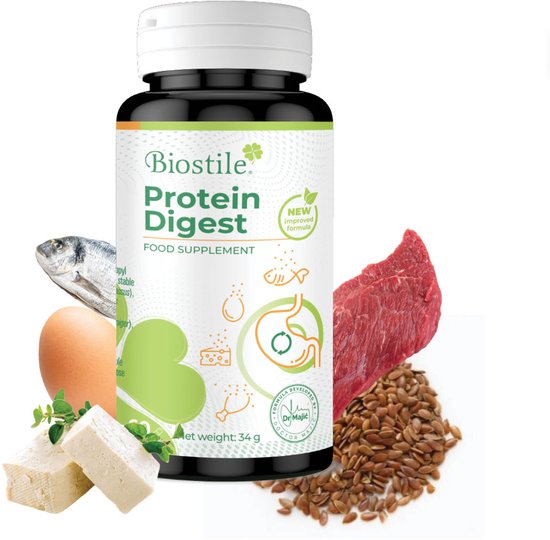Biostile Protein Digest – Spijsverteringsenzymen met lactase voor ...
