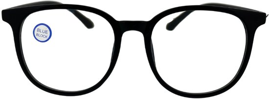 Fangle Computerbril Big Round Black +1.5 | bol