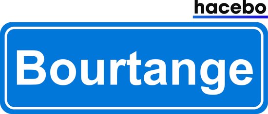 Hacebo - Plaatsnaam Sticker - 29x10 CM - Bourtange sticker ...