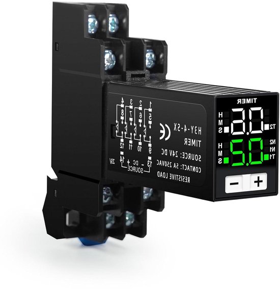 Time Relay H3Y-2-SX Digital Time Relay 0.1S-99H Cycle Time Controller Multi-function... | bol