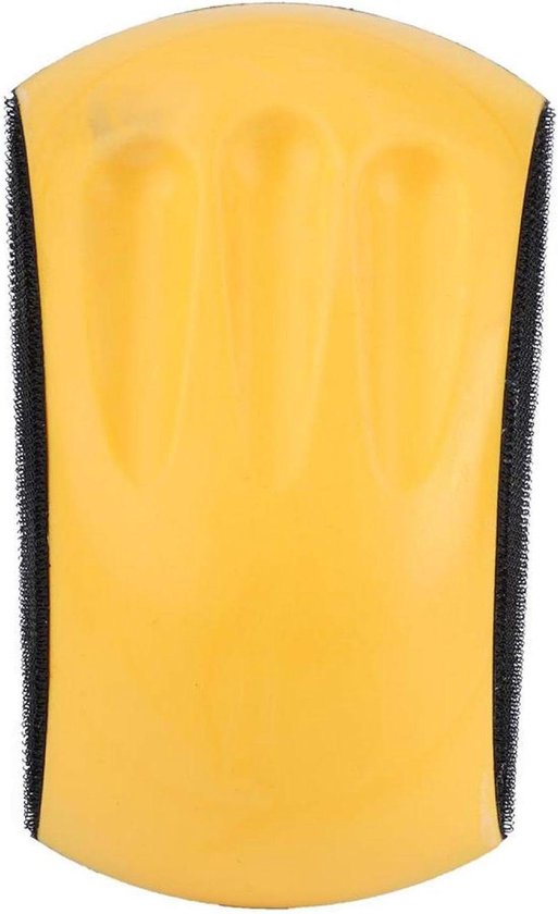 Hand Type Manual Sanding Block - Bottom with Velcro - 5 Inch / 6 Inch | bol