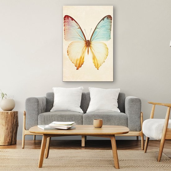 Vlinder met zachte tinten - Vlinder posters - Wanddecoratie dieren ...