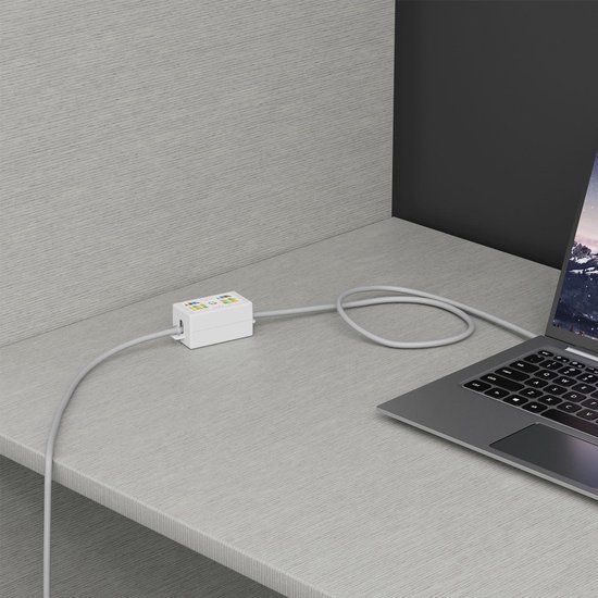 Ethernet aansluitdoos Cat6 punch down type - Set van 2 | bol