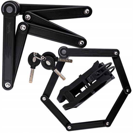 Novity® | Opvouwbaar Fietsslot – Segment Fietsslot voor Stevige ...