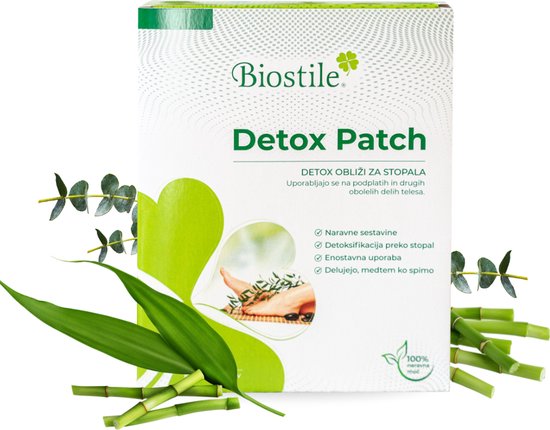 Biostile Detox Patch – 6 detox-pleisters met hout- en bamboe-azijn ...