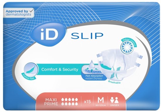 ID Expert Slip Maxi Prime Medium - 6 pakken van 15 stuks | bol