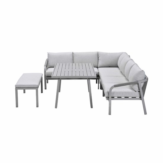 Garden Impressions Tarera lounge dining set 6-delig R - taupe | bol