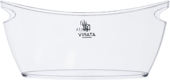 Vinata Bartolo wijnkoeler - transparant - 6 L - wijnkoeler staaf ...